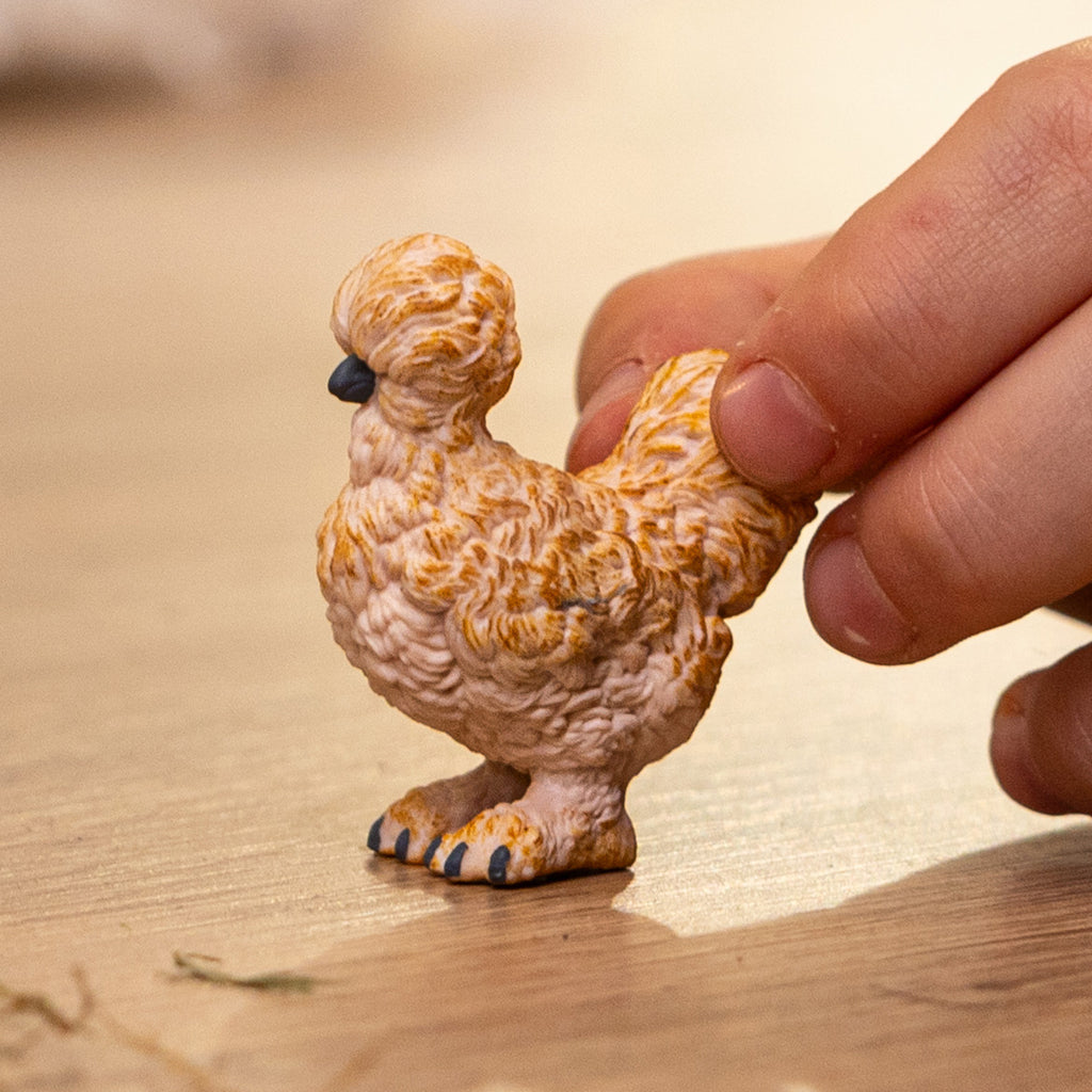 Silkie Chicken 14891 FARM WORLD | schleich