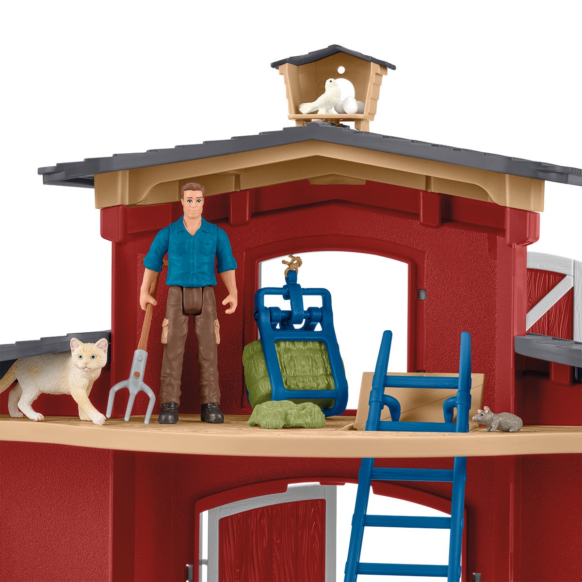 Schleich farm world barn & animal playset store